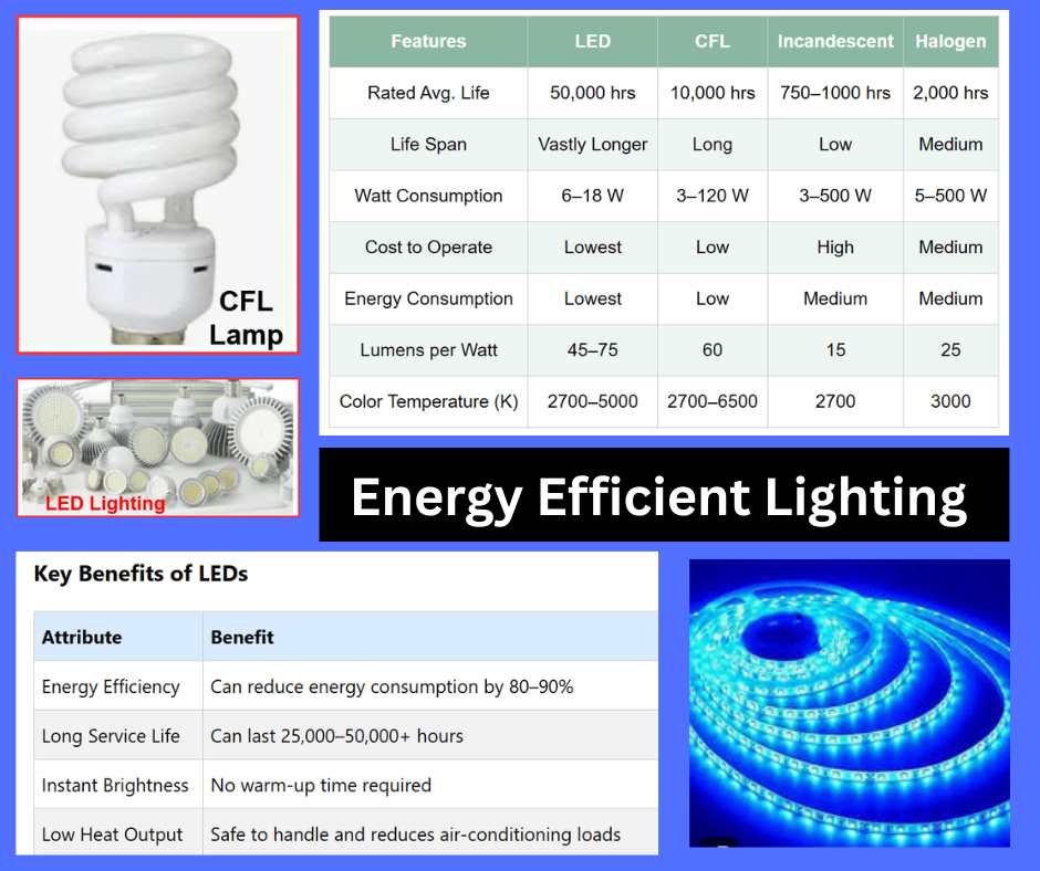 Energy Efficient Lighting: Benefits, Types & Smart Solutions